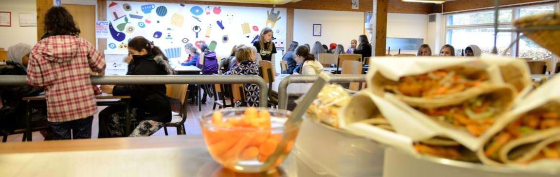Mad på skolen